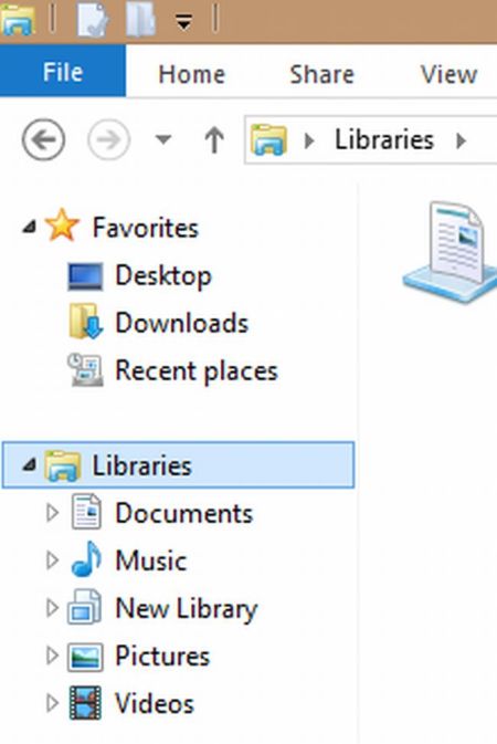 How to Add Libraries to Windows Explorer in Windows 8